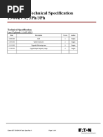 Eaton 93t Ups Datasheet | PDF | Alternating Current | Electricity