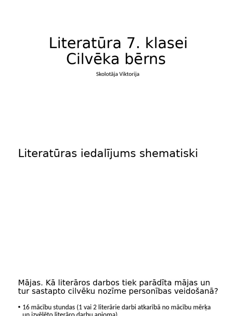 Cilveka Berns 7 Klase | PDF