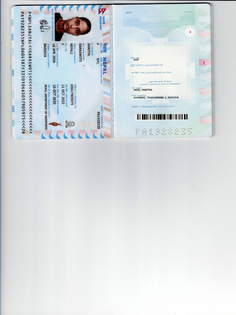 Saraswoti Passport | PDF