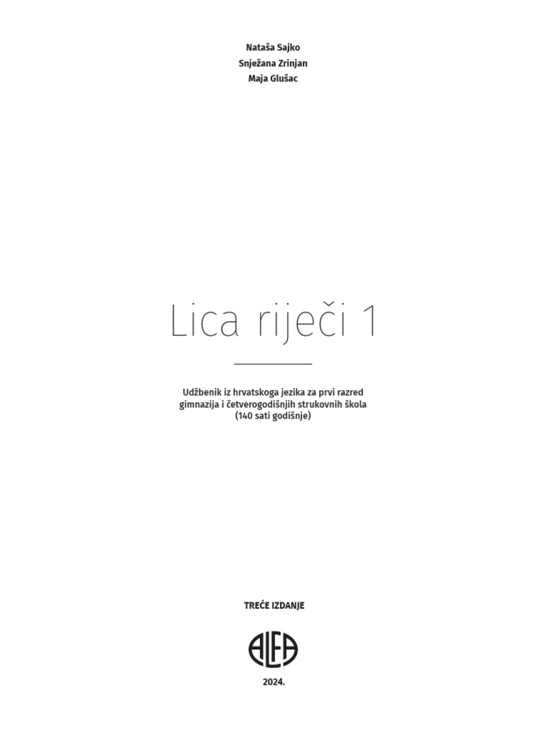 Stranice - Lica Rijeci 1 - Udzbenik-KB | PDF