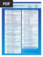 CBSE School Academic Calendar 2025-26 | PDF | Academic Term | Schools