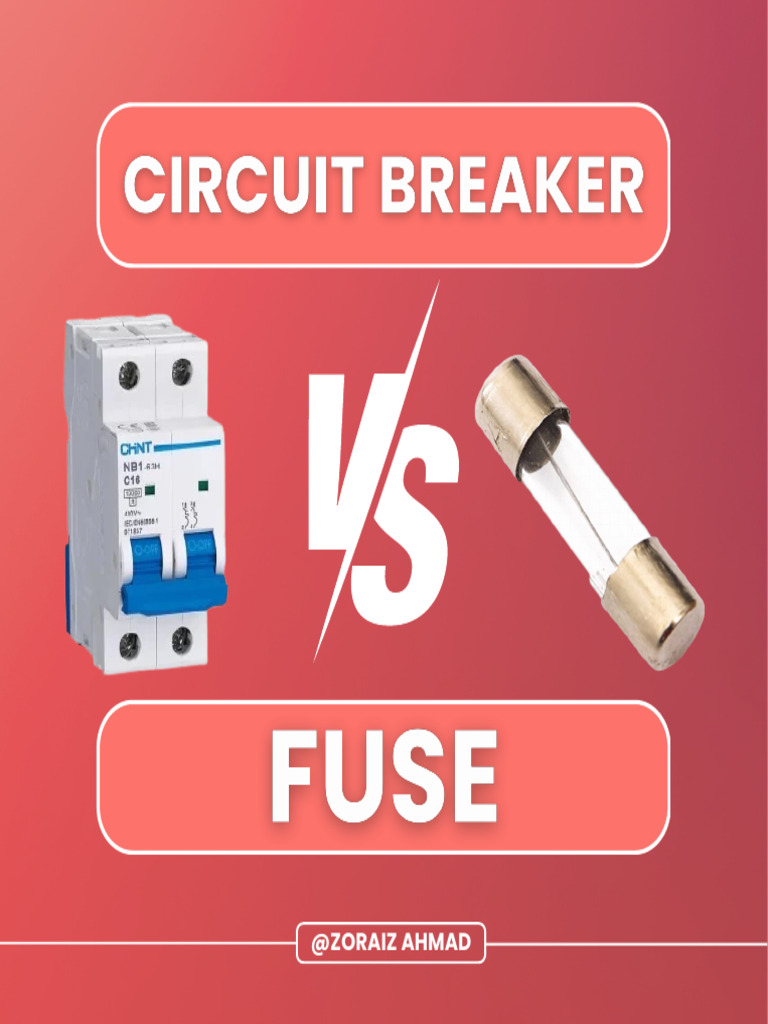 Fuse vs. Circuit Breaker - Explained - Zoraiz Ahmad | PDF