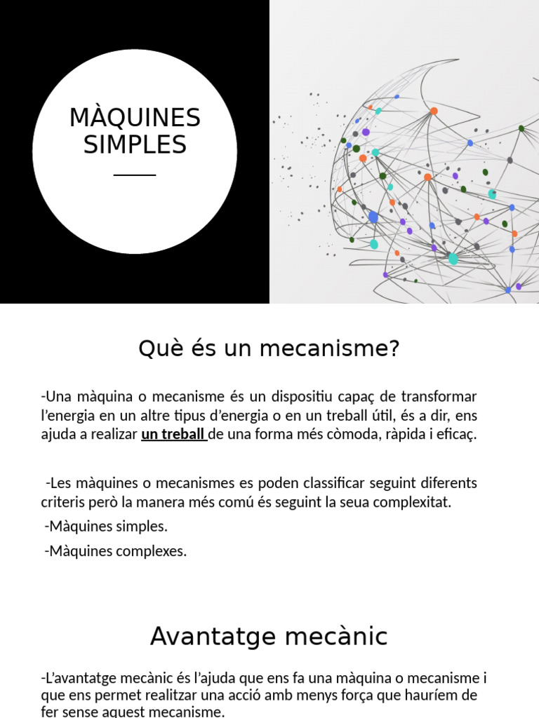 MÀQUINES SIMPLES 2 | PDF