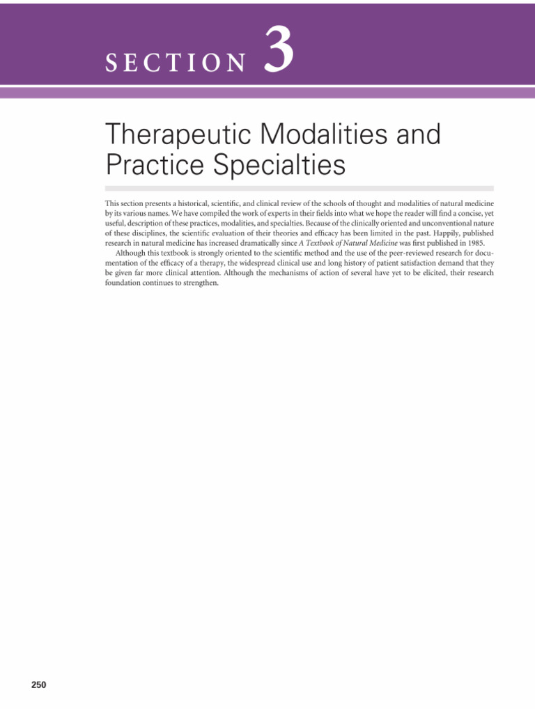 Therapeutic Modalities and | PDF