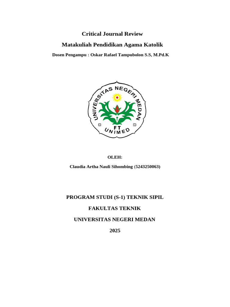 CJR Claudya Artha Nauli Sihombing | PDF