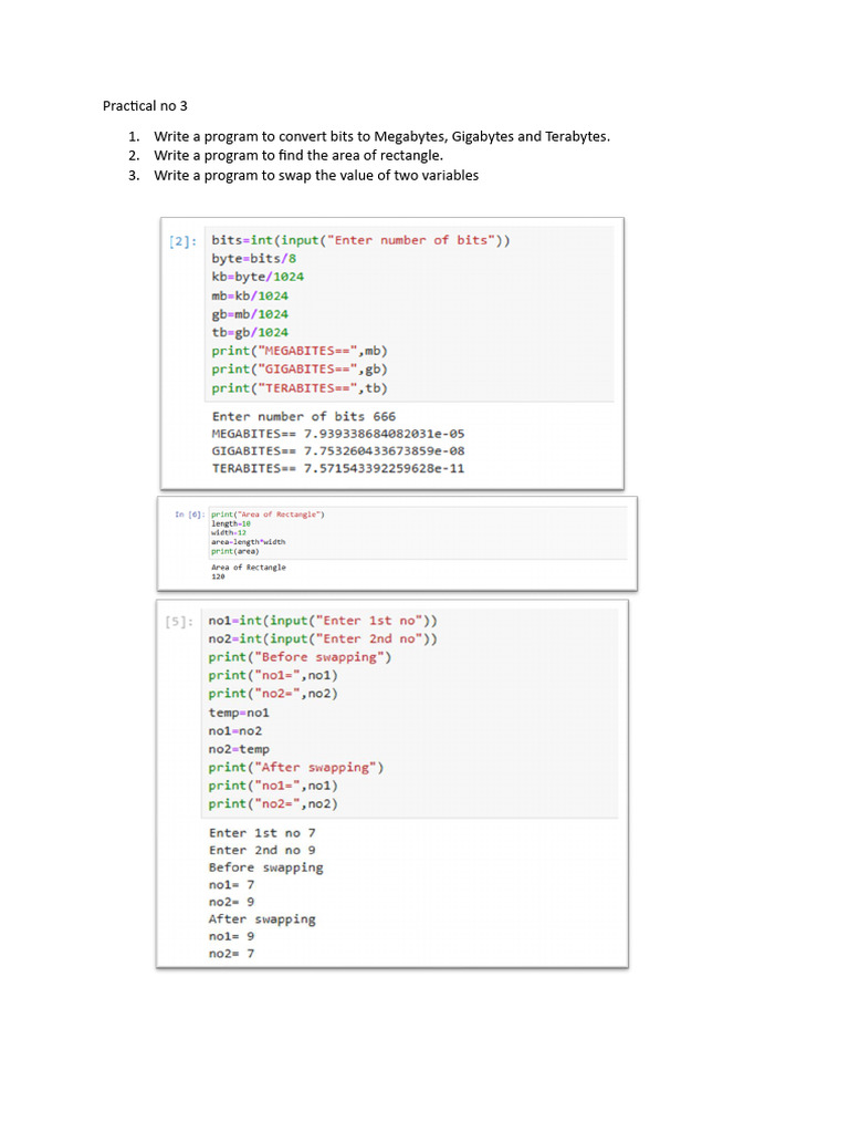 Practical No 3 | PDF