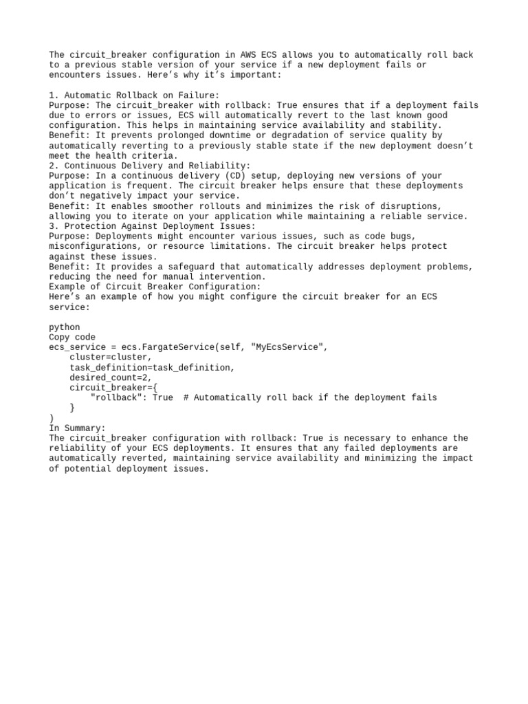 Automatic Rollback If Deployment Fails | PDF