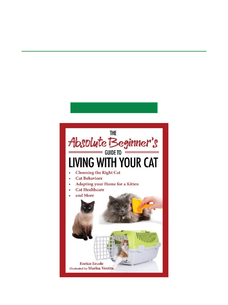 [Ebook PDF] The Absolute Beginner's Guide to Living with Your Cat ...