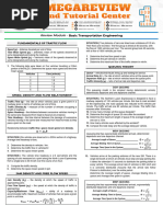 Traffic Stream Parameters and Formulas | PDF | Traffic | Speed