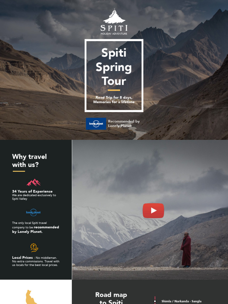 8D Spring 8 Days Spiti Valley | PDF