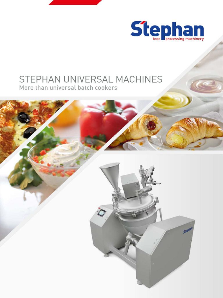 Stephan - Universal Batch Cooker , Um.sk - 70 ,130 , 200 l Brochure New - Stephan 2017 (1) | PDF ...