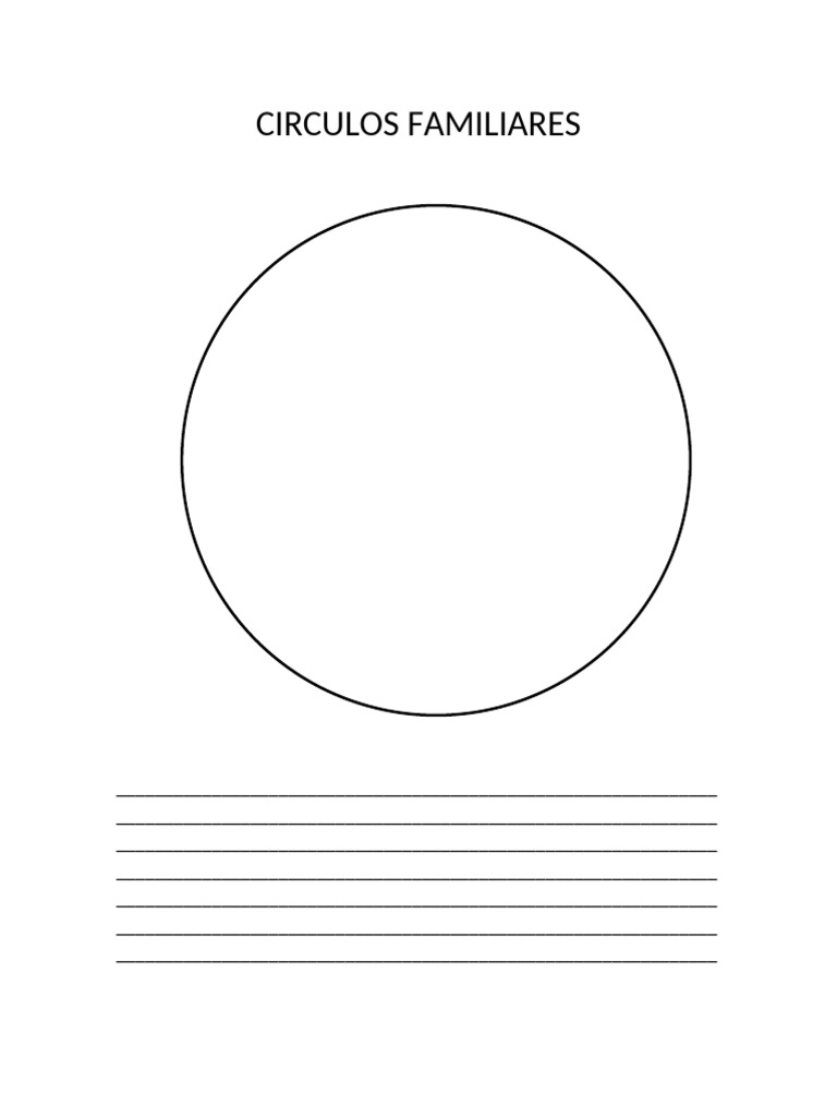 CIRCULOS FAMILIARES | PDF