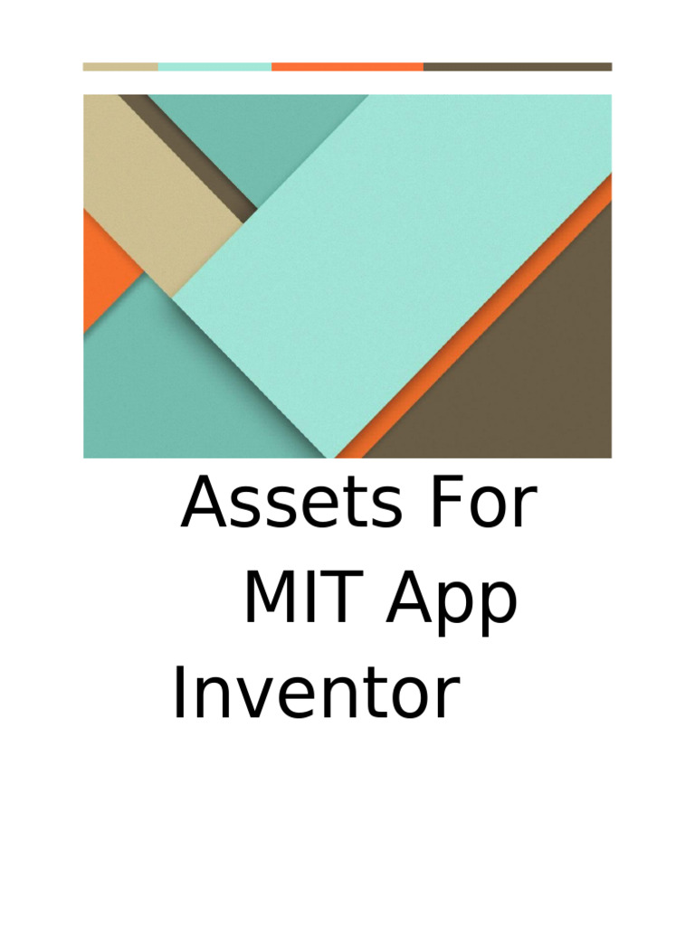 Personal Image Classifier for MIT App Inventor | PDF