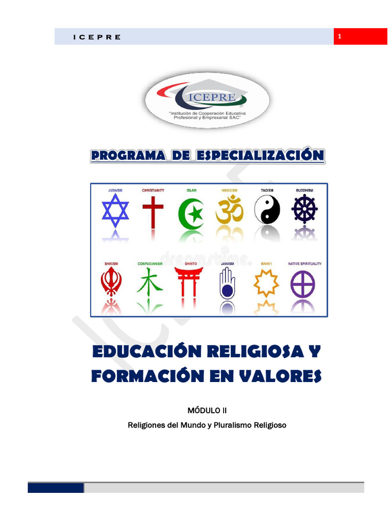 MOD. 02 - EDUCACION RELIGIOSA Y FORMACION EN VALORES | PDF | Profetas Y Mensajeros En El Islam ...