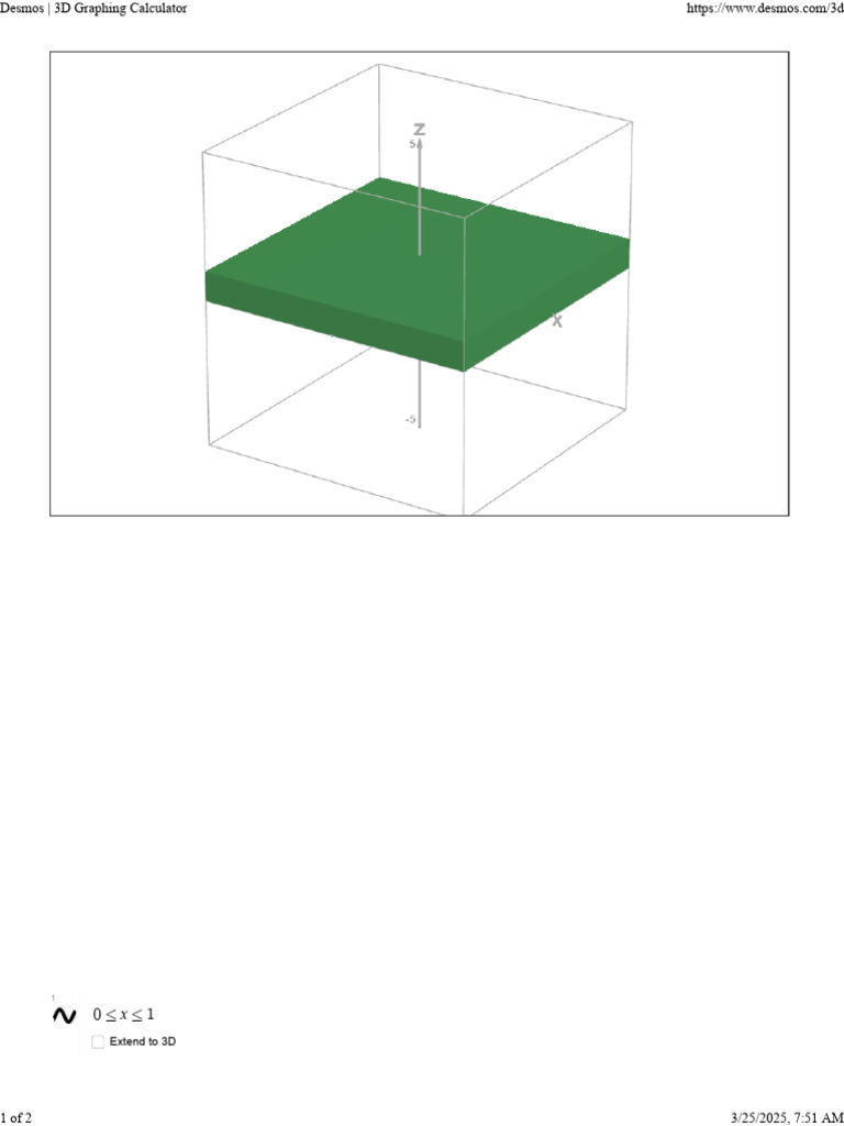 3D Graphing with Desmos Tool | PDF