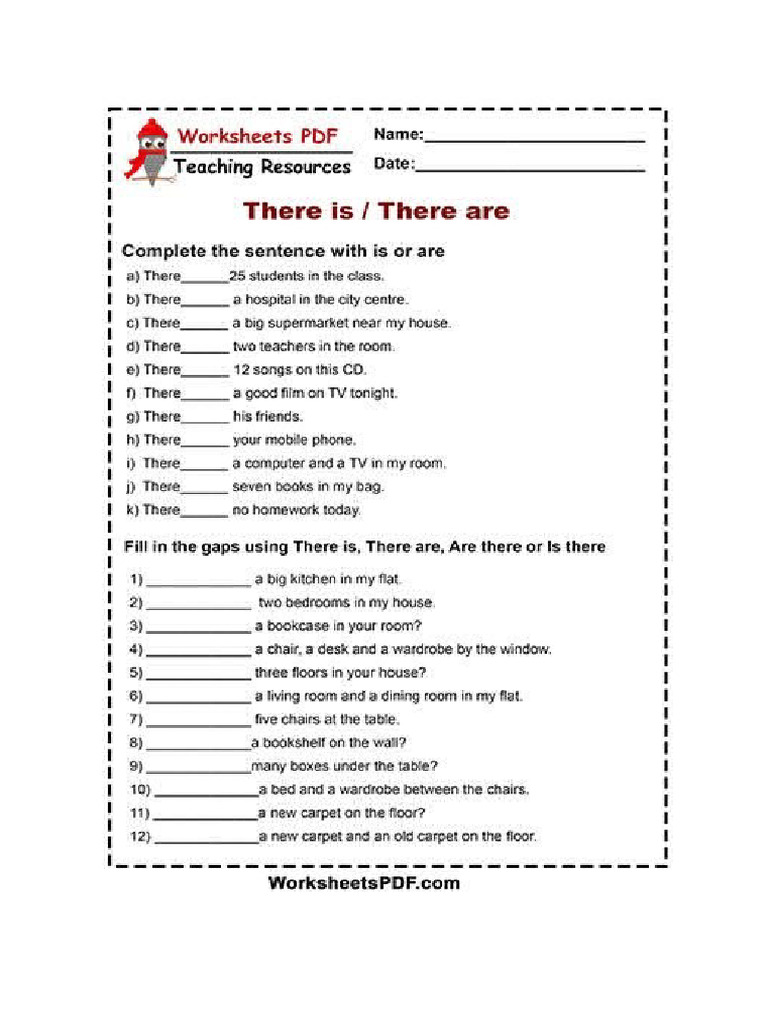 There Is Are | PDF