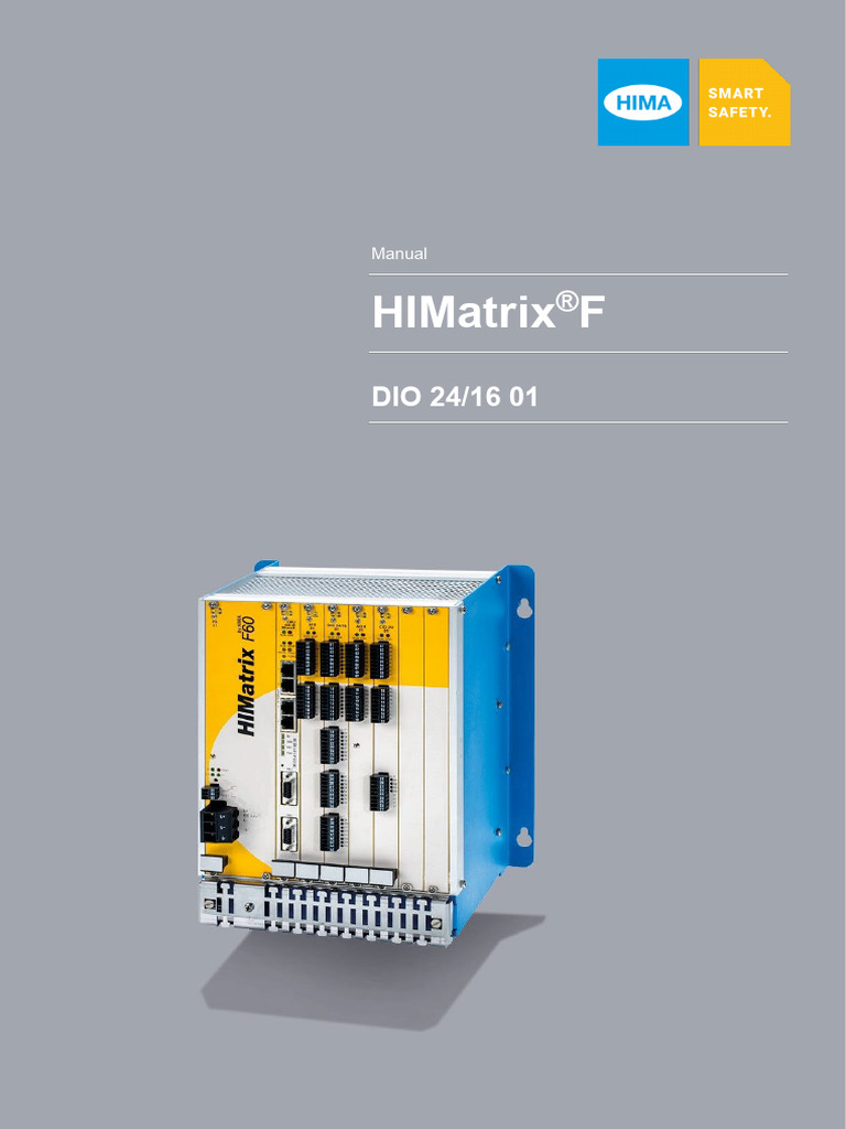 HI 800 205 E HIMatrix DIO 24 16 01 PU00008687 | PDF | Electrostatic ...