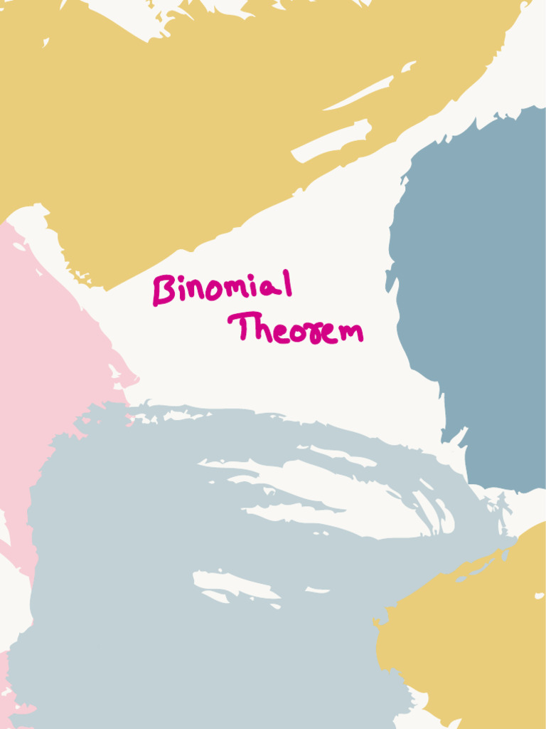 Understanding the Binomial Theorem | PDF | Combinatorics | Discrete ...