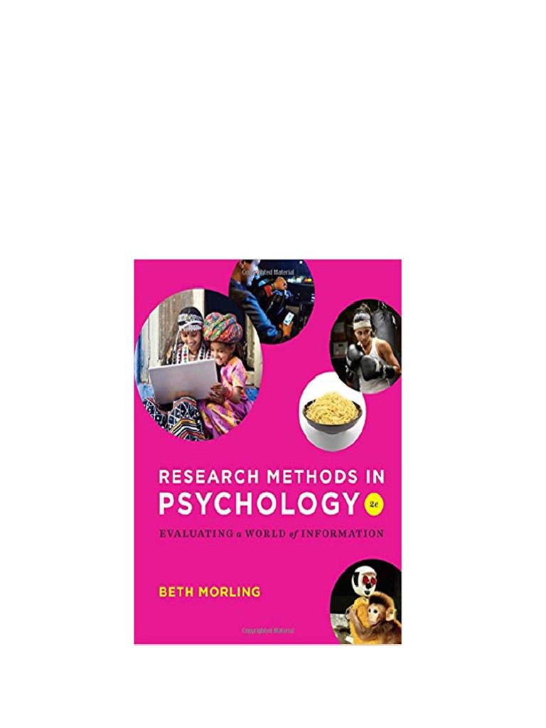(Ebook PDF) Research Methods in Psychology: Evaluating A World of Information Second ...