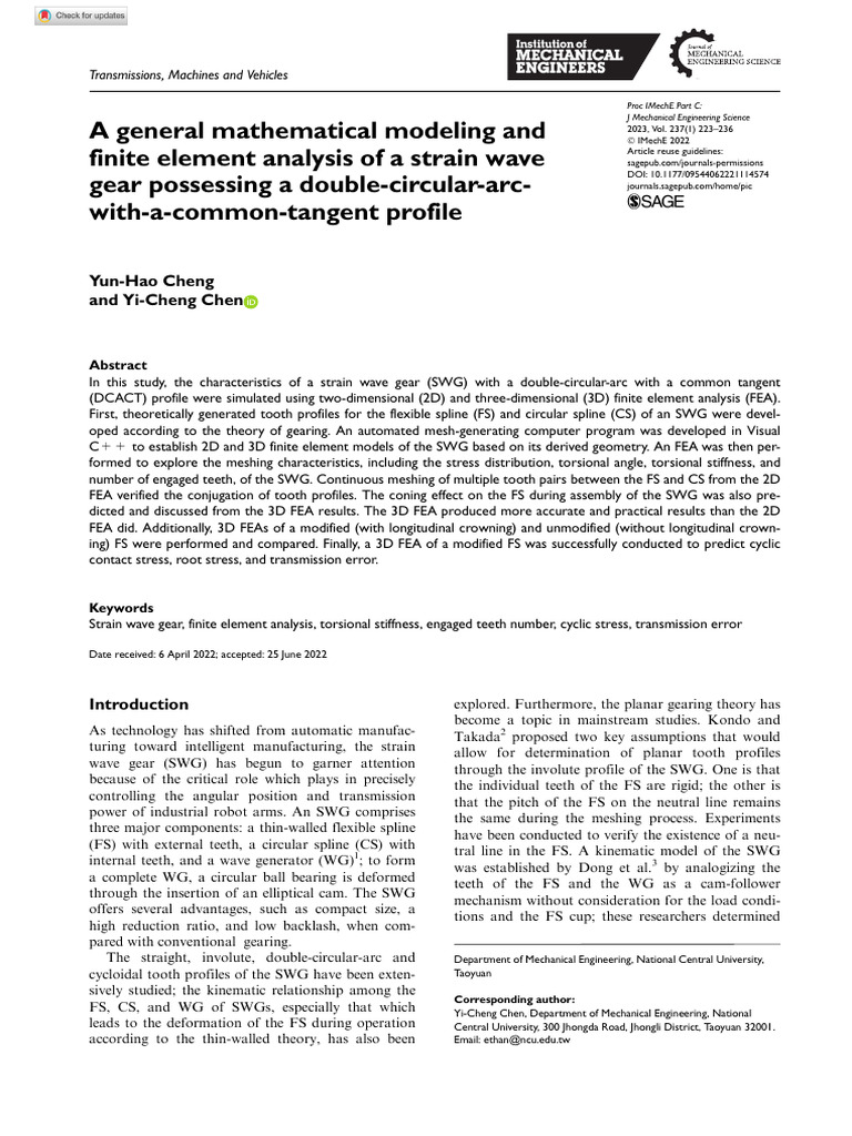 Cheng Chen 2022 A General Mathematical Modeling and Finite Element ...