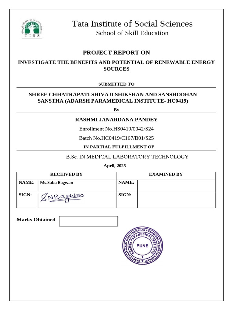 Investigate The Benefits and Potential of Renewable Energy Sources ...
