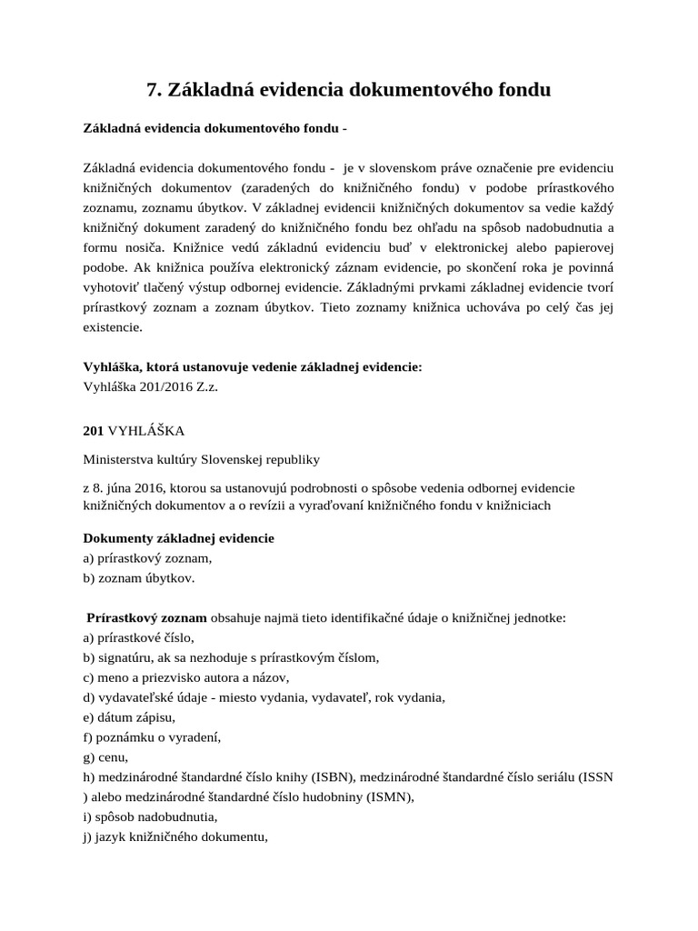 7 Maturitna Otazka | PDF