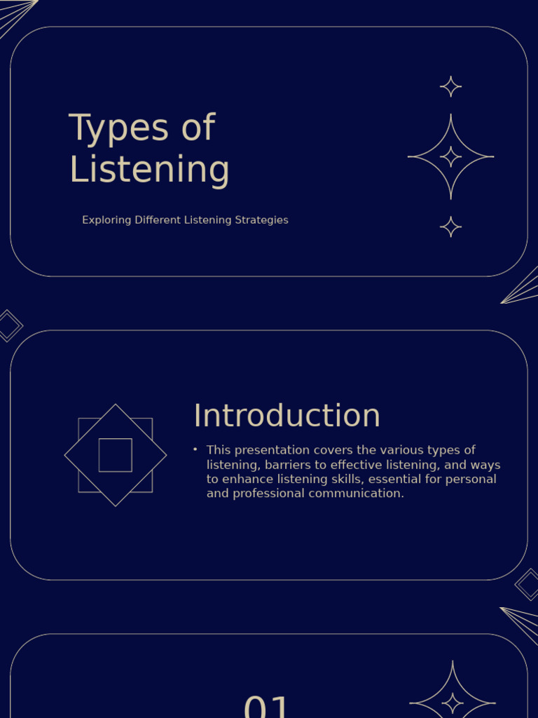 Types of Listening | PDF | Human Communication | Cognition