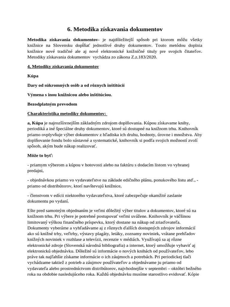 6 Maturitná Otázka | PDF