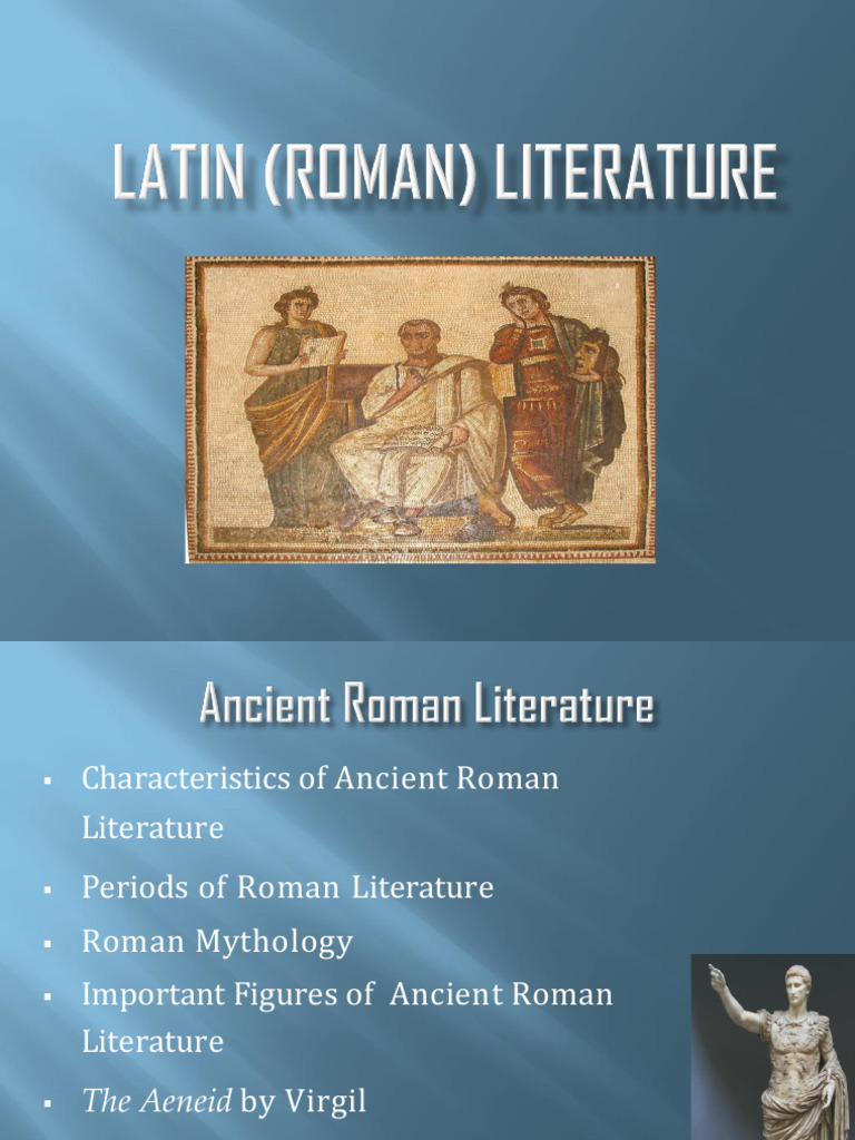 Ancient Roman Literature | PDF | Aeneas | Latin Literature