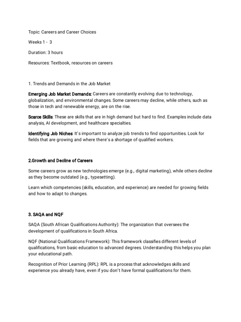 Career Trends and Lifelong Learning Insights | PDF