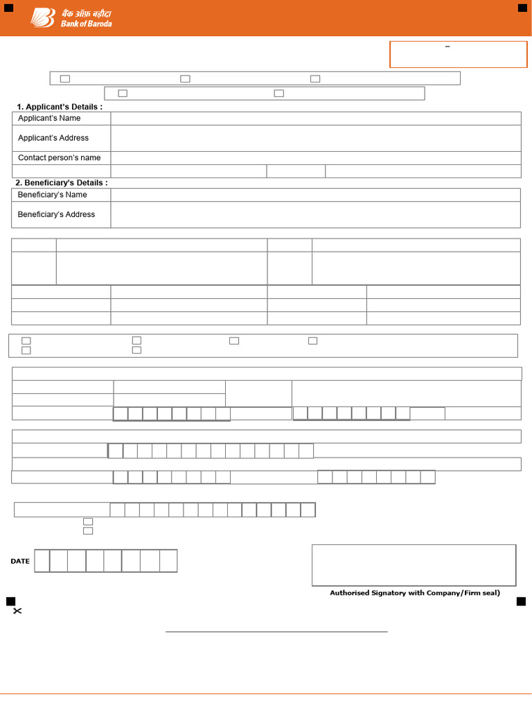 Foreign Inland Bank Guarantee Issuance Extension Application Form | PDF ...