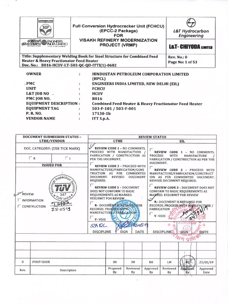 Approved Welding Book Structural PART - 2 - 0682 Rev 0 | PDF