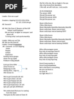 Girl Scout Yells and Songs Guide | PDF