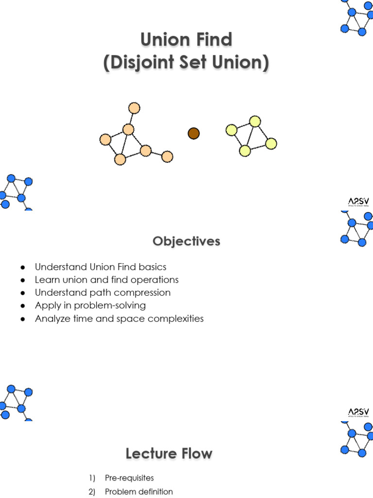G5 - A2SV __ Union Find (No Code) | PDF | Computer Programming | Applied Mathematics