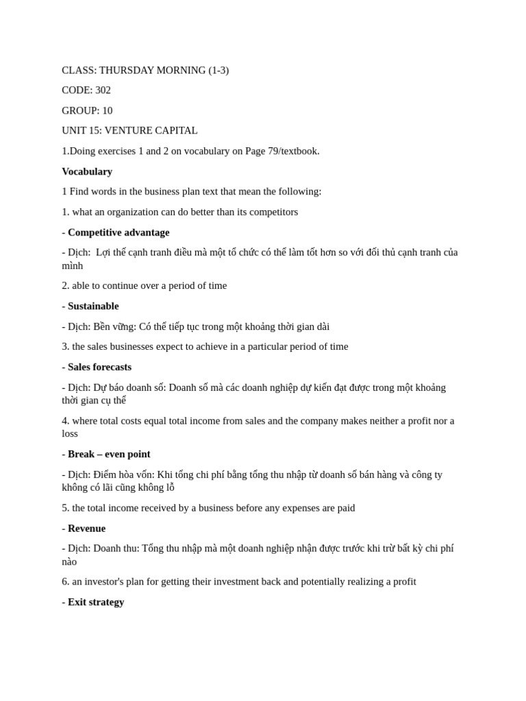 TATM 3 UNIT 15 | PDF