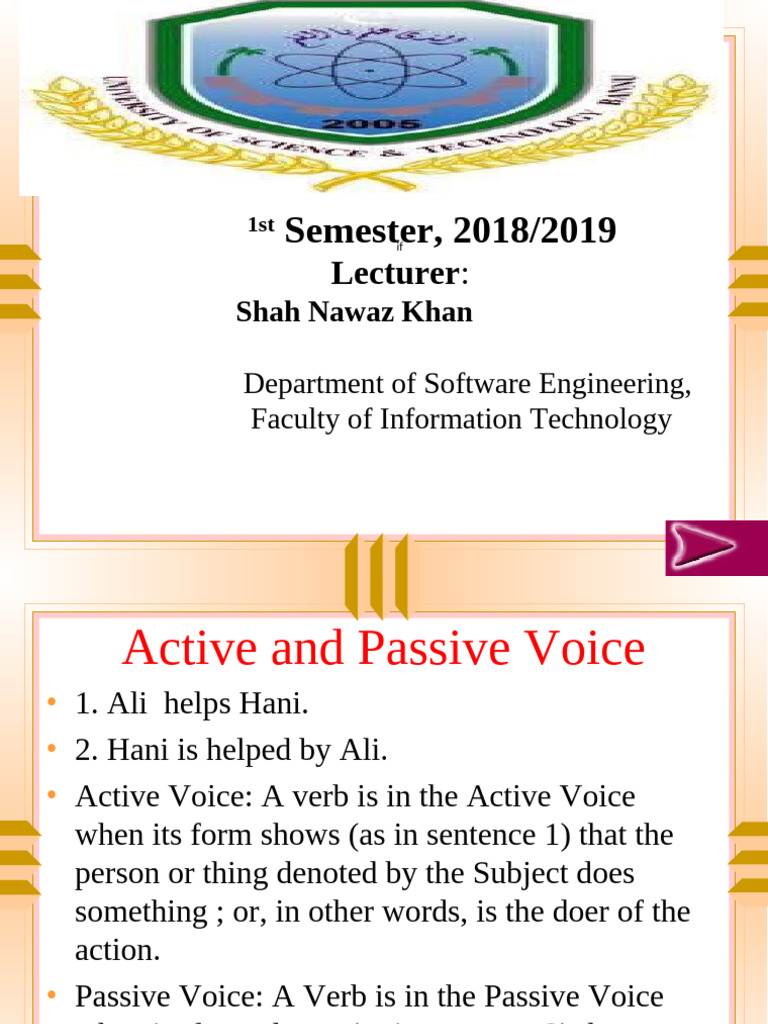 Active and Passive Voice | PDF | Verb | Grammatical Tense