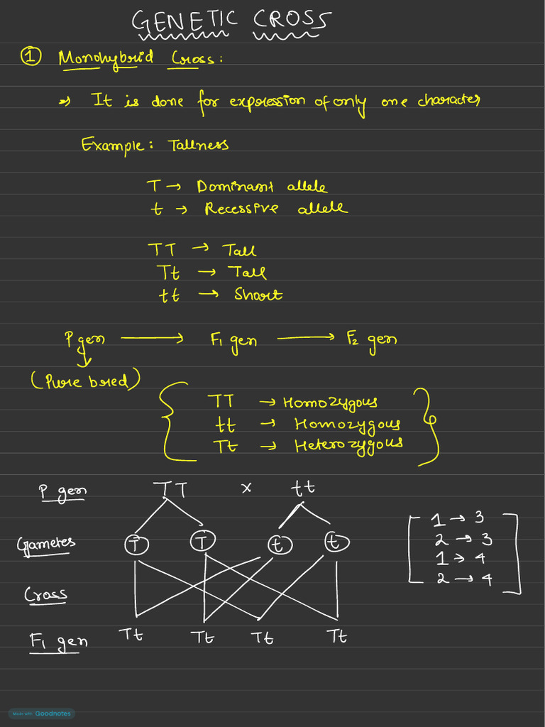 Genetic crosses | PDF