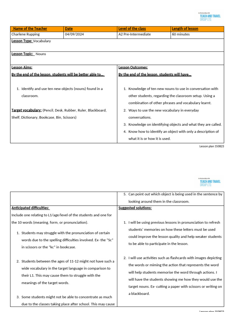 I-To-i Assignment 1 2024 | PDF | Word | Second Language