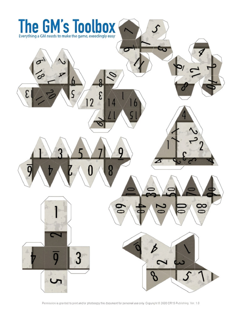 Dice of Paper | PDF