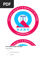 Prescription Audit Checklist Template | PDF