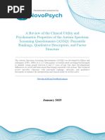 Autism Spectrum Screening Questionnaire | PDF | Autism Spectrum ...