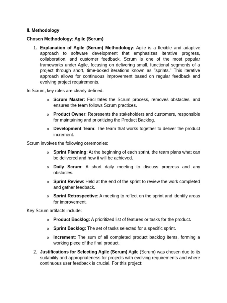 Methodology | PDF | Scrum (Software Development) | Agile Software Development