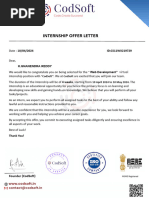 CodSoft Internship Program | PDF | Linked In | Software Engineering