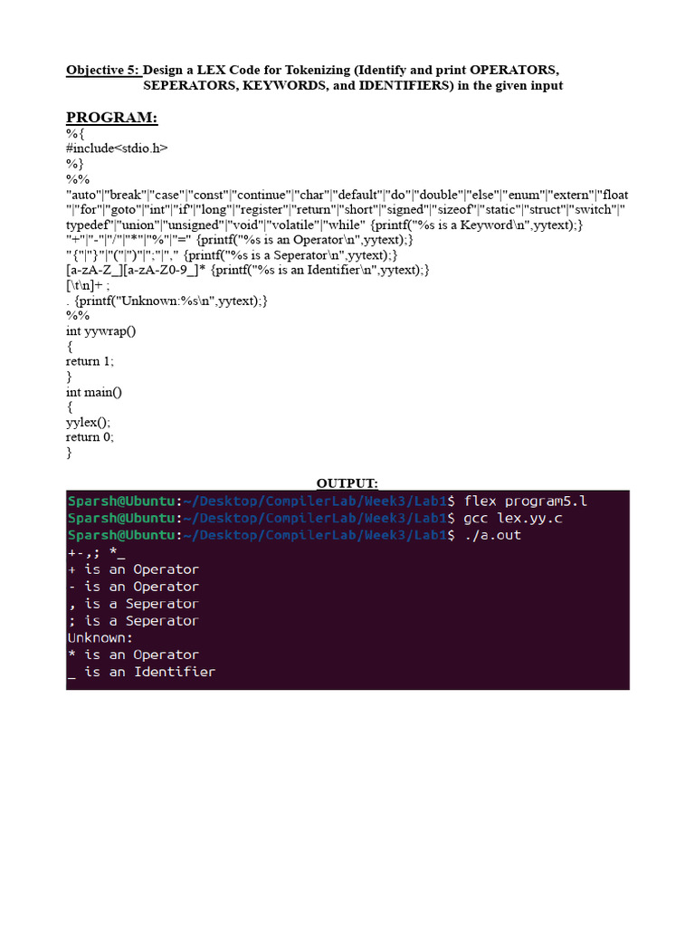 compilerTILLquestion6 4 5 | PDF