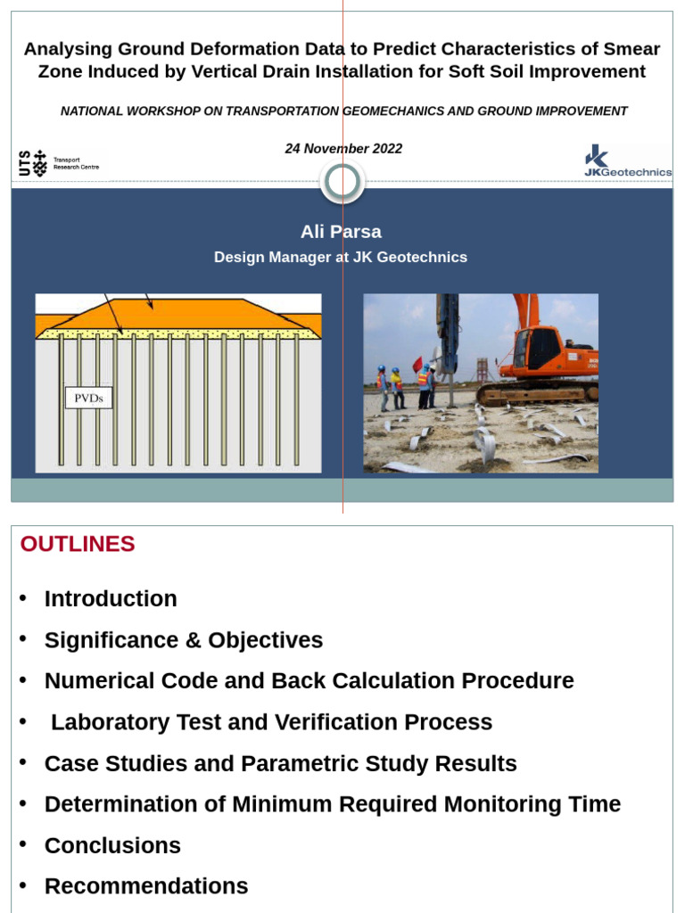Smear Zone Analysis for Soft Soil Improvement | PDF | Applied Mathematics