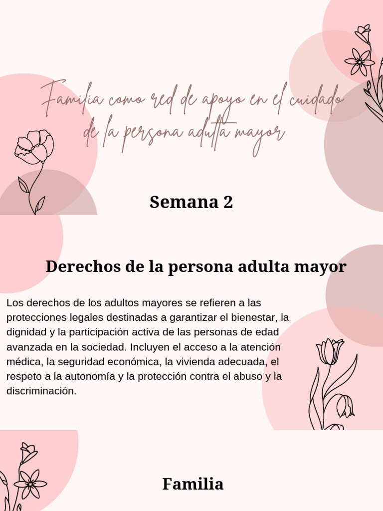 Semana 2 - Modulo 3 PDF | PDF | Adultos | Vejez
