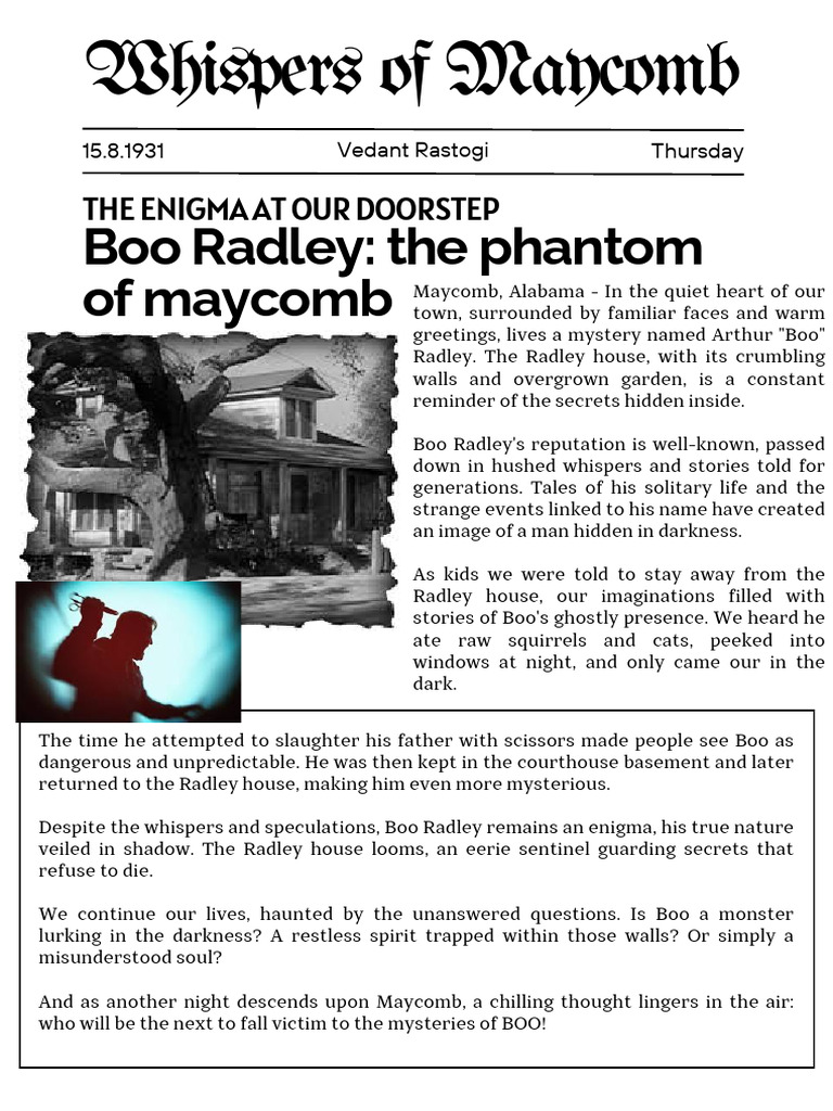 BOO Radley News | PDF