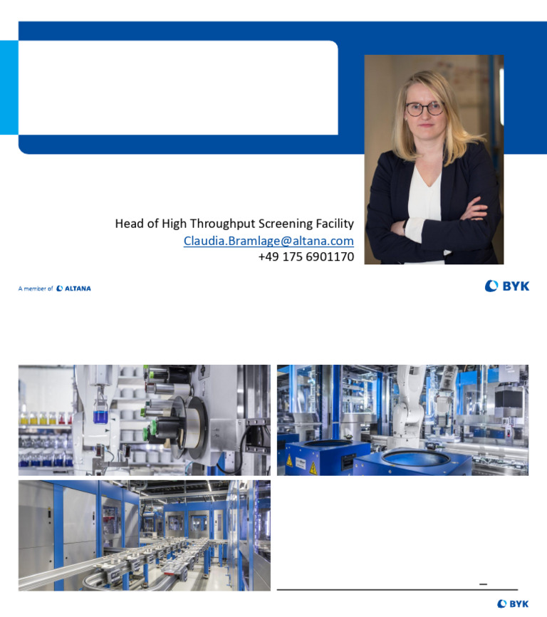 02 Presentation of The High Throughput Screening (HTS) Facility | PDF