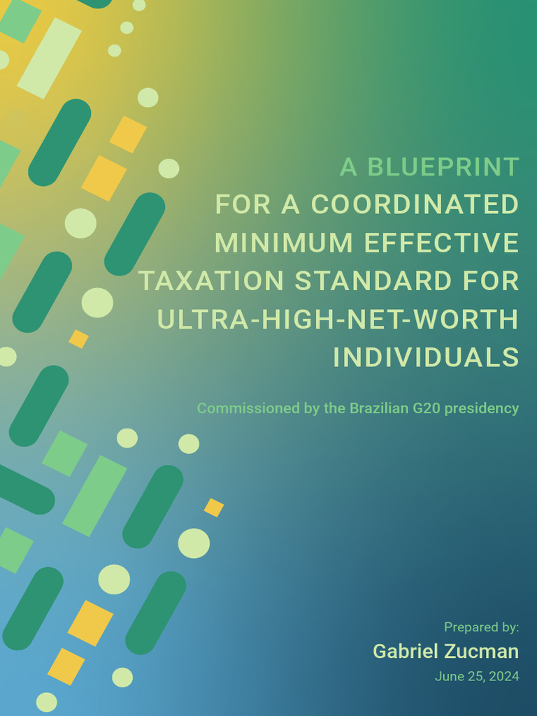 G20 - A Blueprint For A Coordinated Minimum Effective Taxation Standard ...