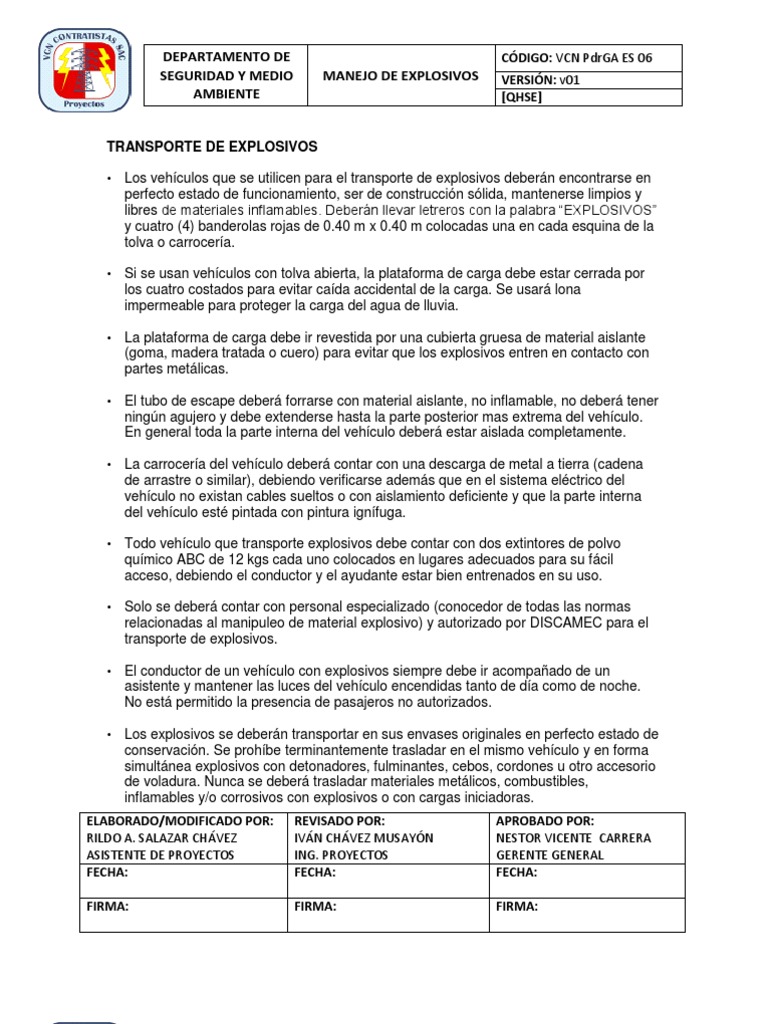 MANEJO DE EXPLOSIVOS | Material explosivo | Pólvora